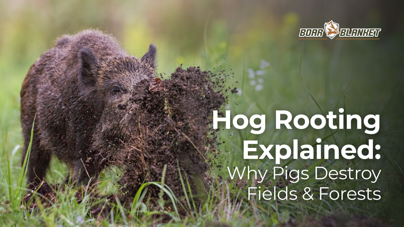 Hog Rooting Explained: Why Pigs Destroy Fields & Forests